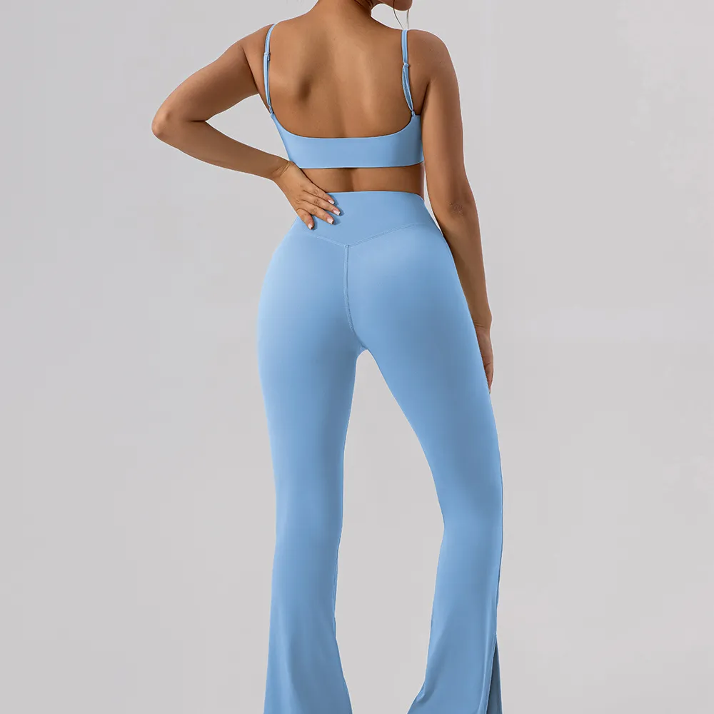 Wholesale Athletic Clothing Yoga Pants Hot Yoga Clothes Two Pieces ...