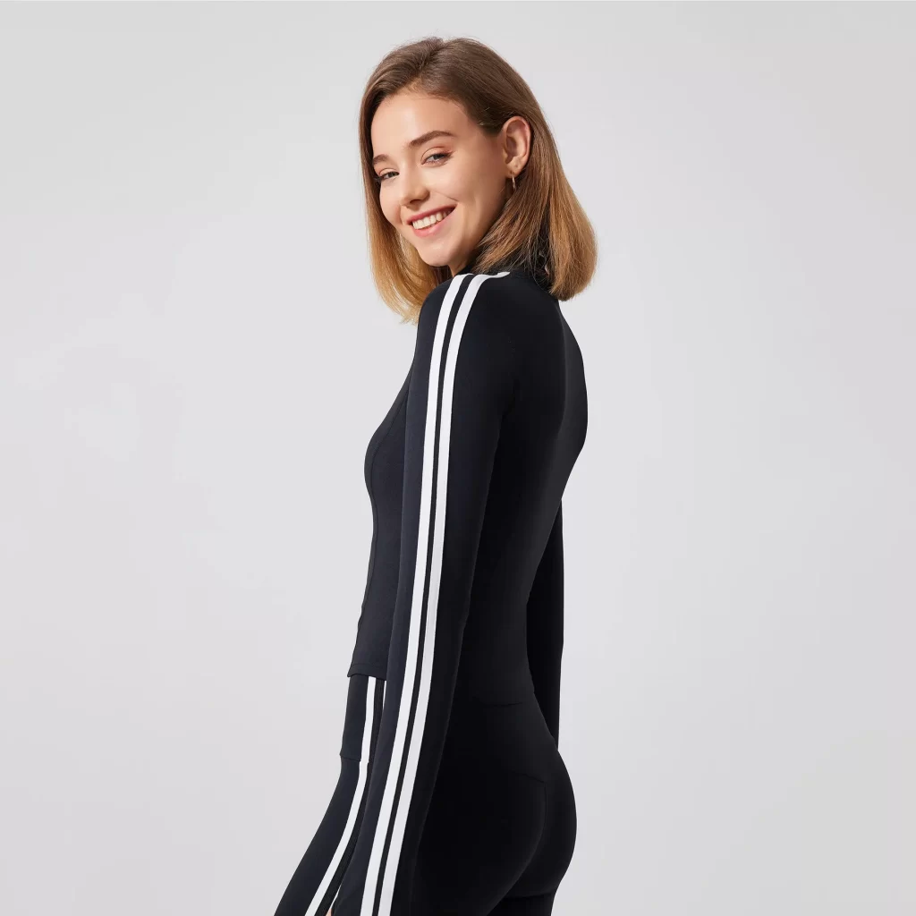 Women's Lightweight Athletic Jacket Workout Zip Up Coat