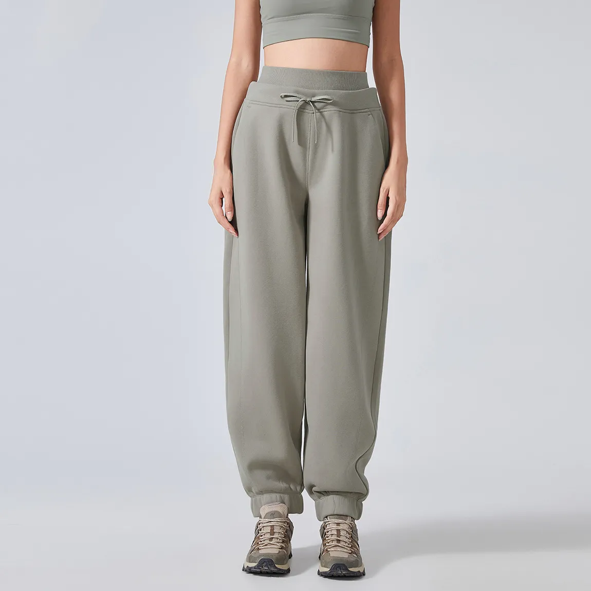 Custom Women's Winter Plush Gym Jogging Pants