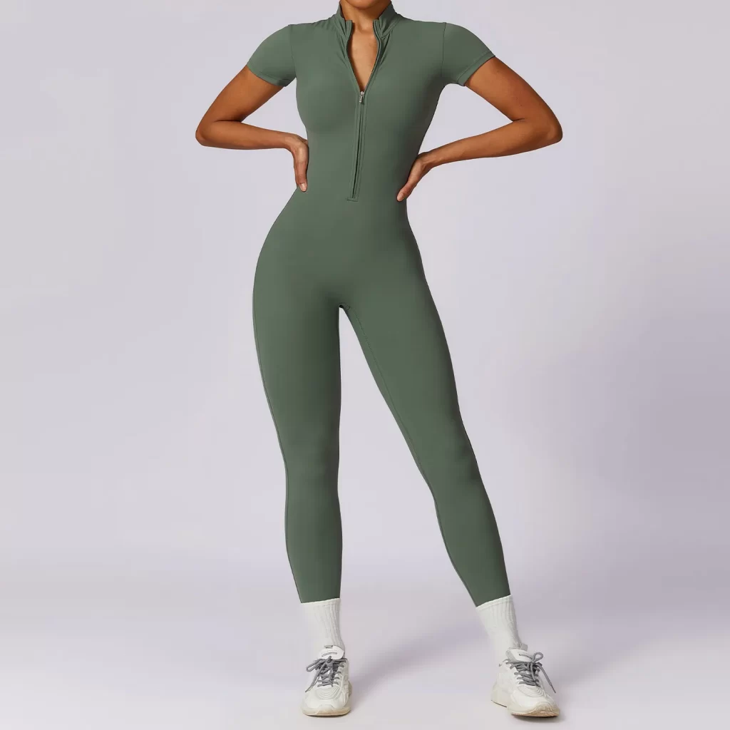 One Piece Exercise Bodysuit Wholesale Fitness Jumpsuit