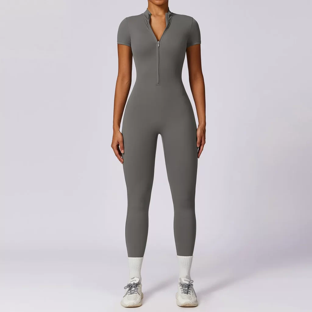 One Piece Exercise Bodysuit Wholesale Fitness Jumpsuit