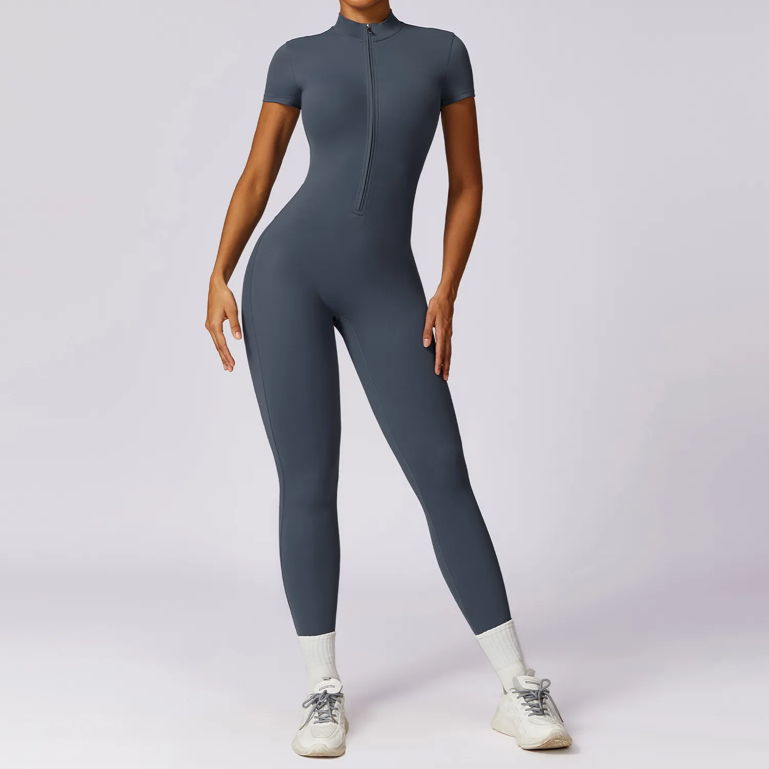 One Piece Exercise Bodysuit Wholesale Fitness Jumpsuit