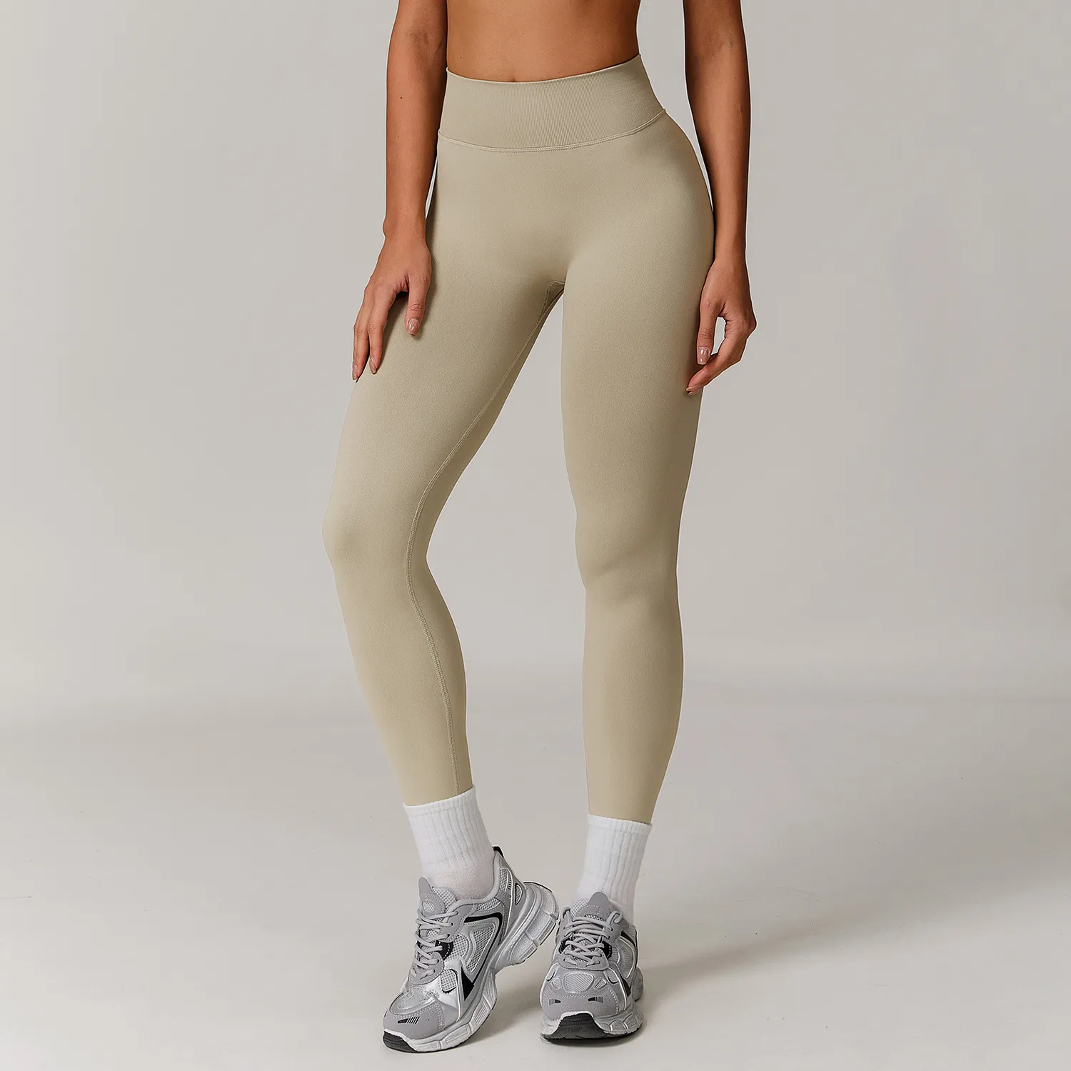 Seamless Apparel Manufacturers Workout Leggings No Front Seam