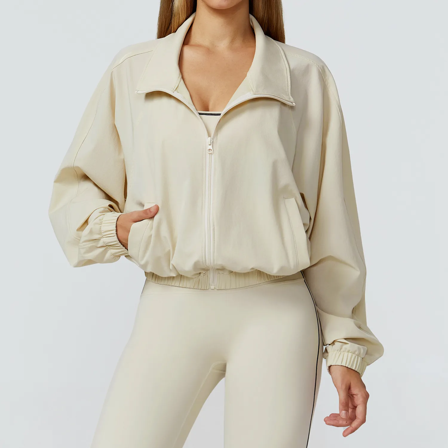 Fitness Jackets Women's Zip Up Athletic Jacket Lightweight Workout ...