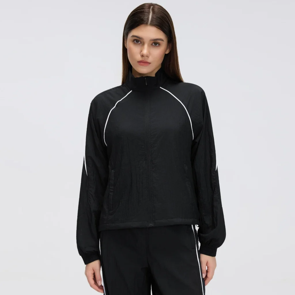 Wholesale Athletic Clothing Light Athletic Jacket Gym Jackets For Women's